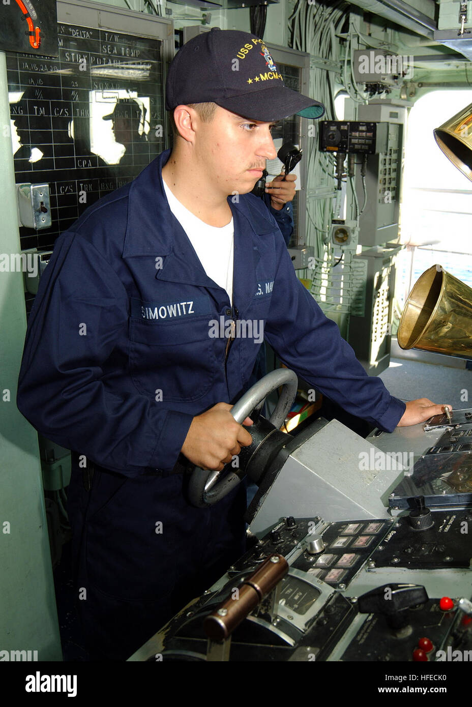 Helmsman aboard hi-res stock photography and images - Alamy
