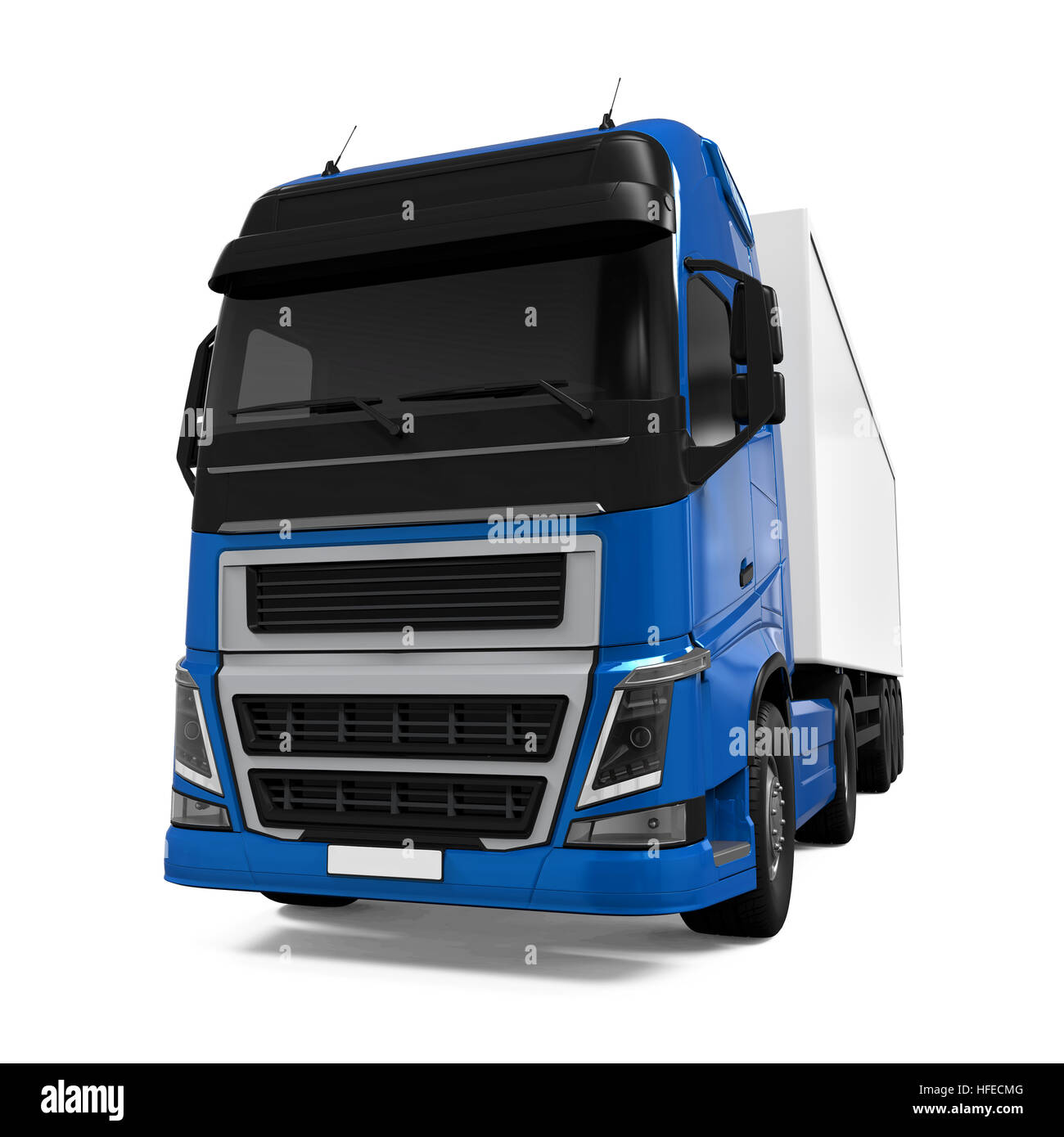 Cargo Delivery Truck Stock Photo - Alamy