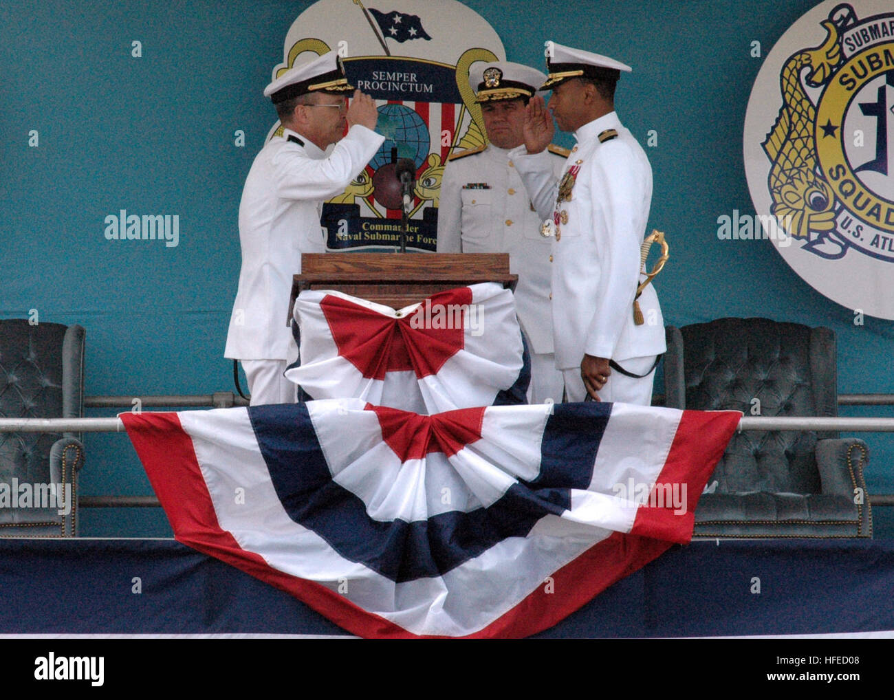 Change command ceremony marks hi-res stock photography and images - Alamy