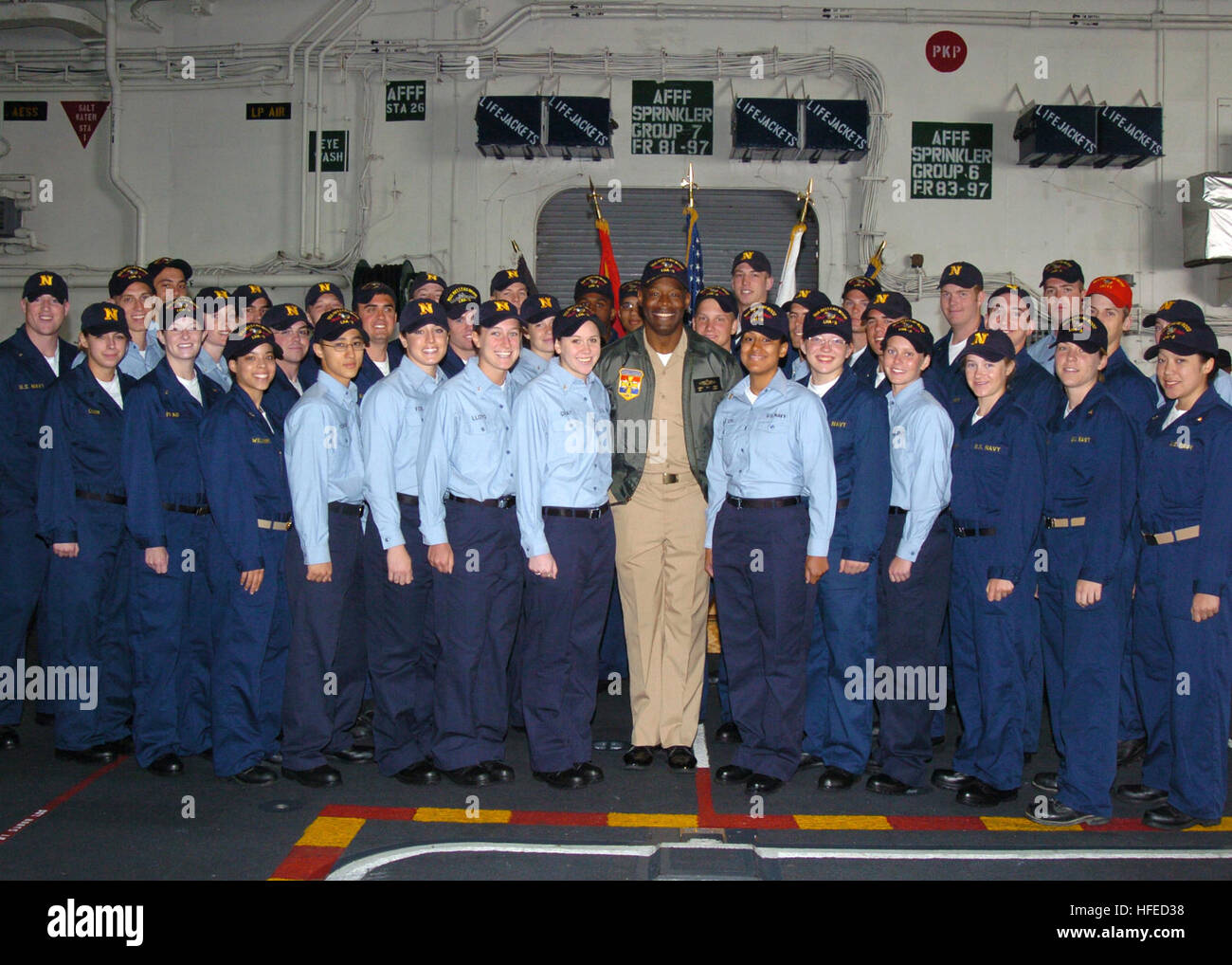 050521-N-6776G-001 San Diego, Calif. (May 21, 2005)- Midshipmen from ...