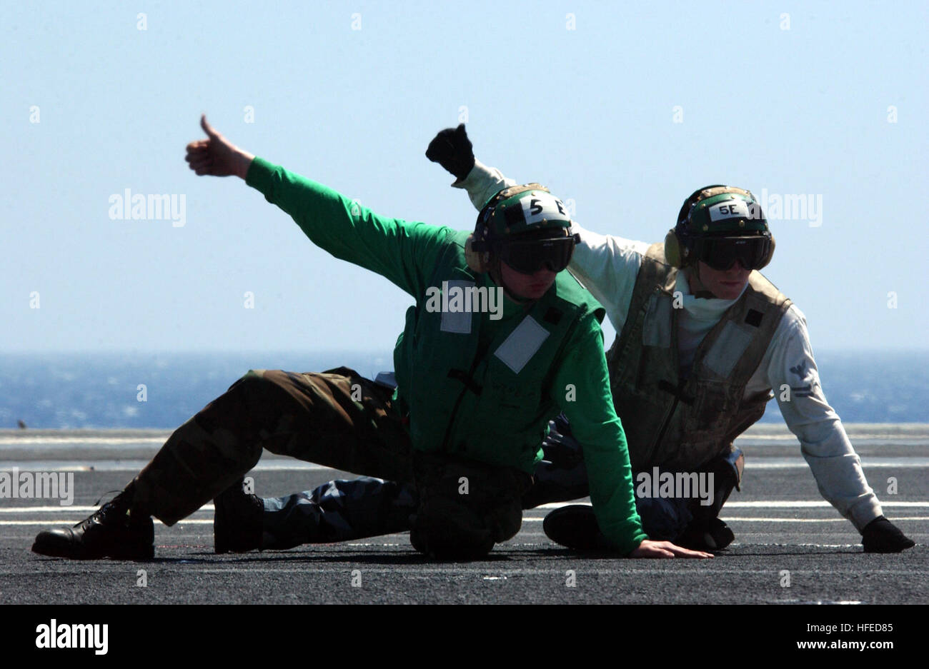 Catapult officer hi-res stock photography and images - Alamy
