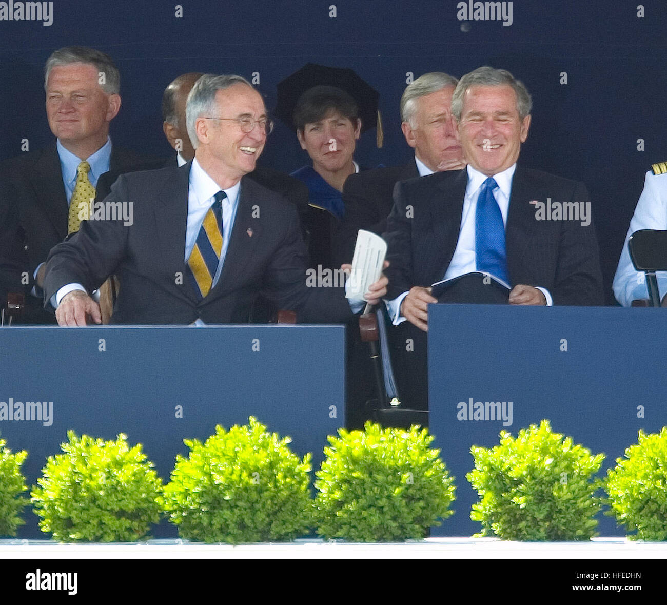 The moment george bush hi-res stock photography and images - Alamy
