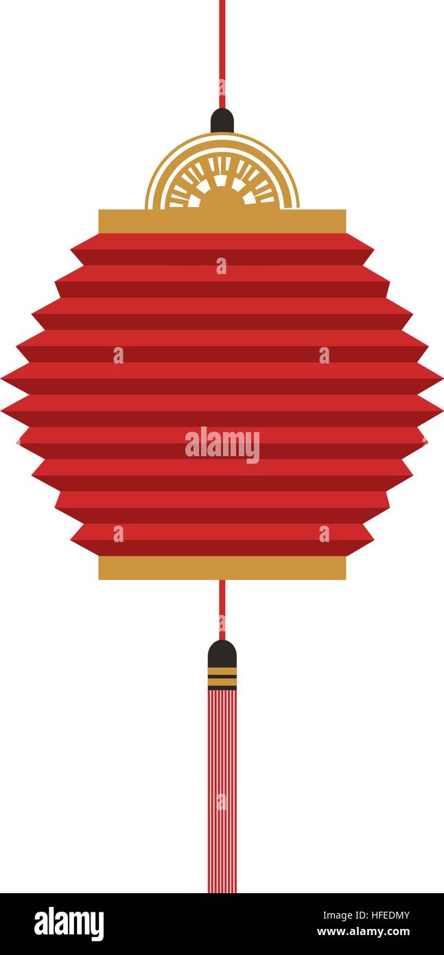 traditional japanese lamp icon vector illustration design Stock Vector ...
