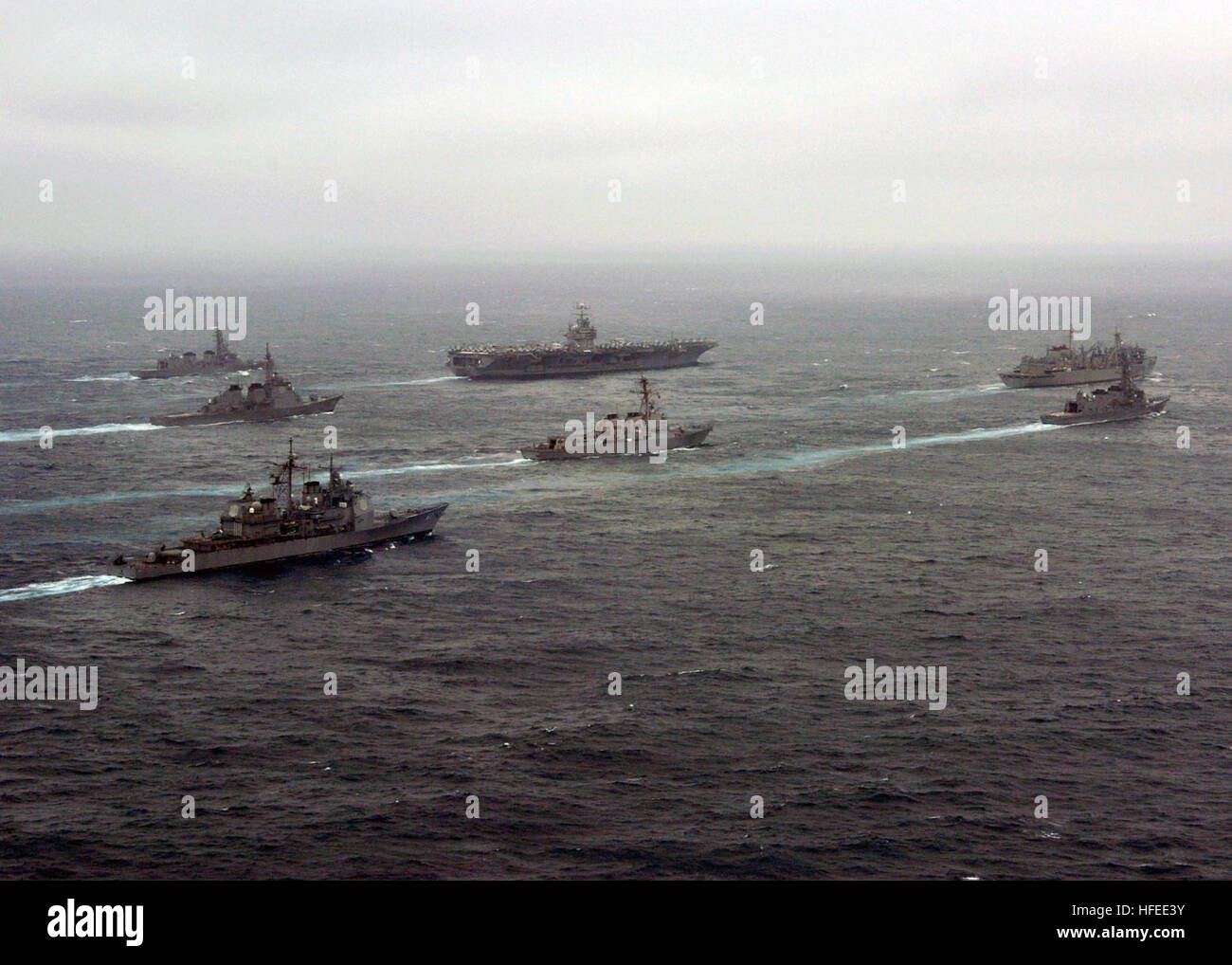 050609-N-0499M-302 Pacific Ocean (June 9, 2005)- Nimitz class aircraft ...