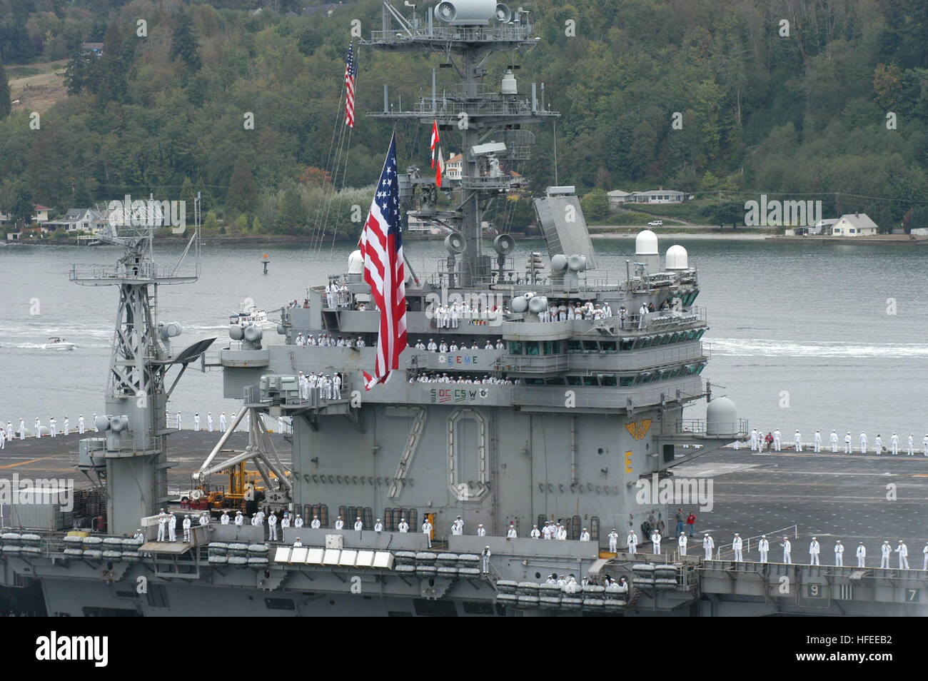 Washington after completing an extended eight half month deployment hi ...