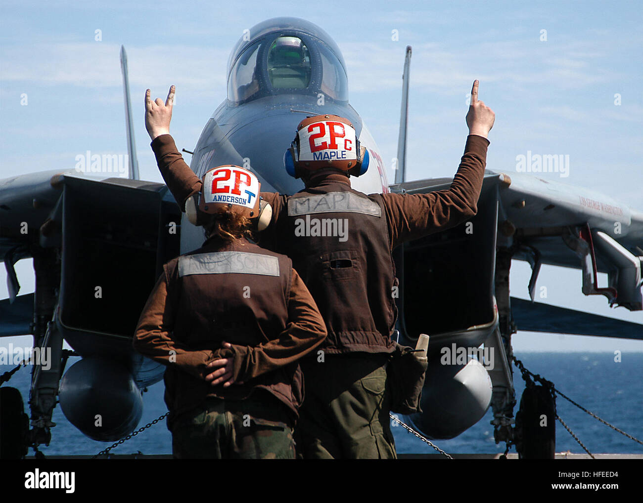 040217-N-3986D-010 Red Sea (Feb. 17, 2004) Ð Plane Captains, Aviation ...