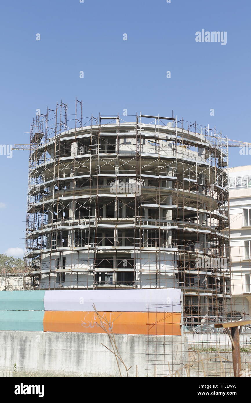 Modern architecture under construction Stock Photo - Alamy