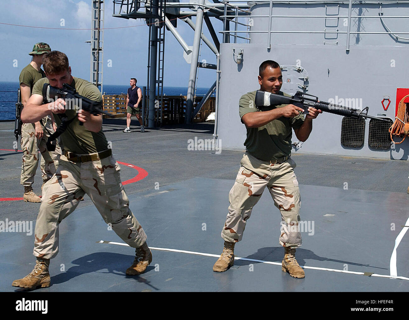 030121-N-0466M-005 At sea aboard USS Mount Whitney (LCC/JCC 20) Jan. 21 ...