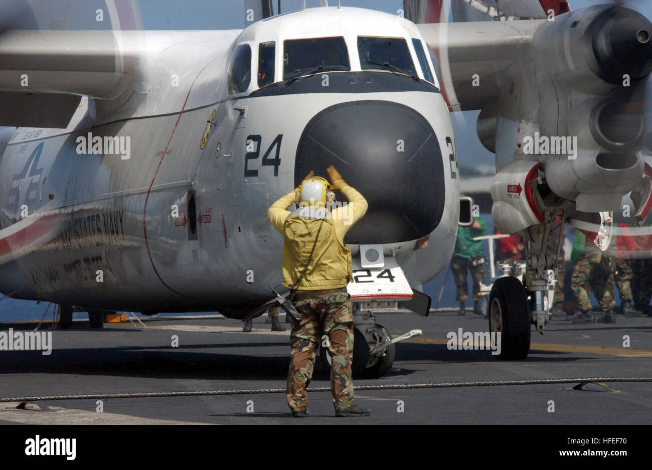 030123-N-7265L-001 At sea aboard USS Carl Vinson (CVN 70) Jan. 23, 2003 ...