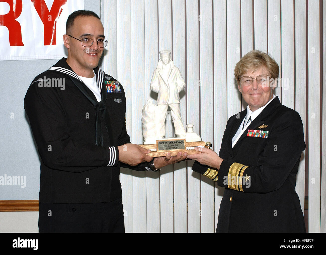 A Torpedoman's Mate is recognized as Sailor of the Year by the ...