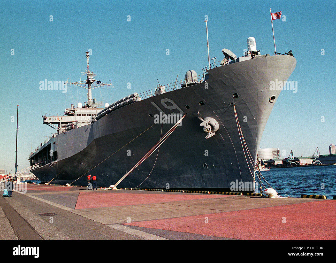 030201-N-8955H-005 Aboard USS Blue Ridge (LCC 19) Feb. 1, 2003 -- The ...