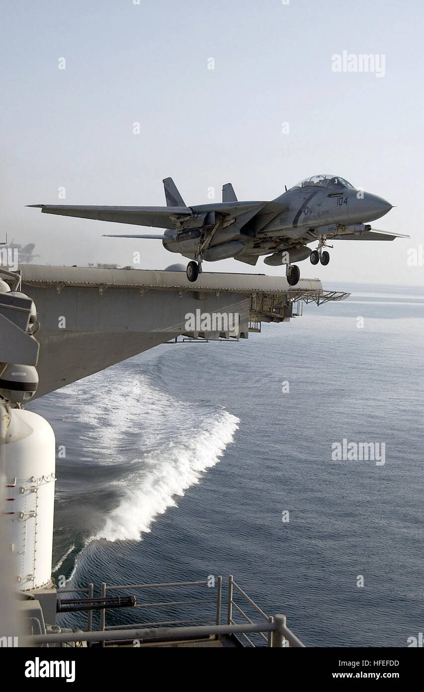 030201-N-4142G-004 At sea aboard USS Constellation (CV 64) Feb. 1, 2003 ...