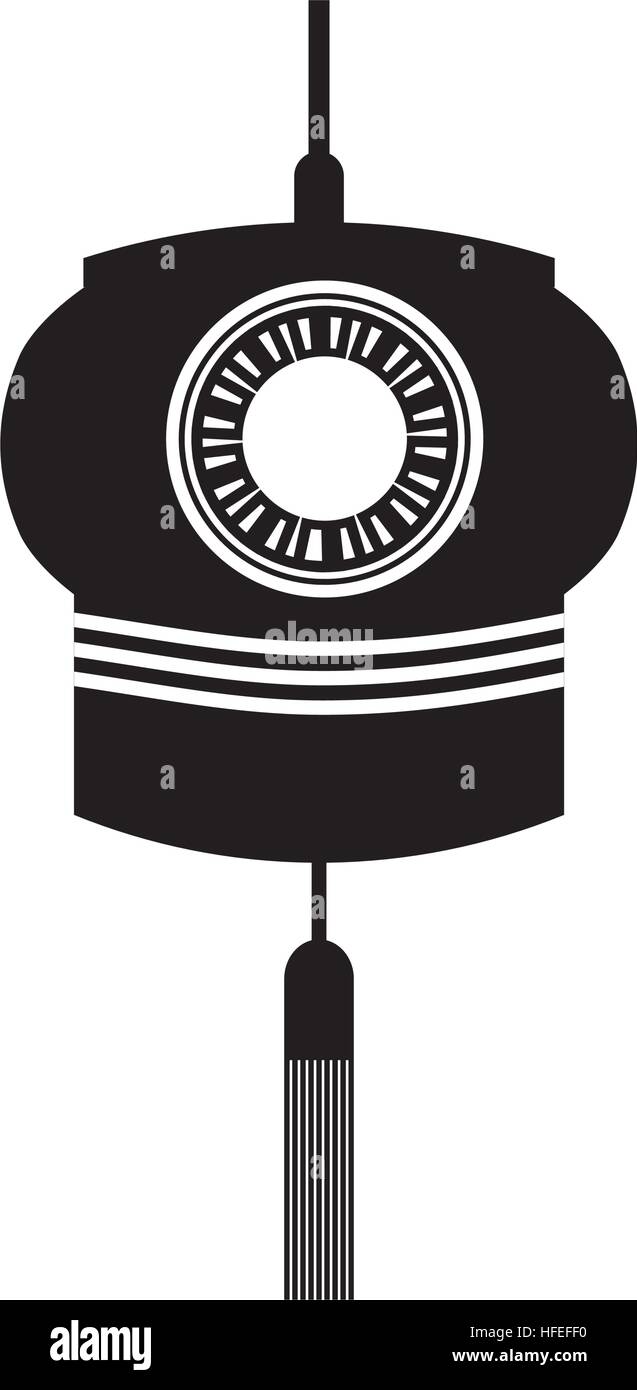 traditional japanese lamp icon vector illustration design Stock Vector ...