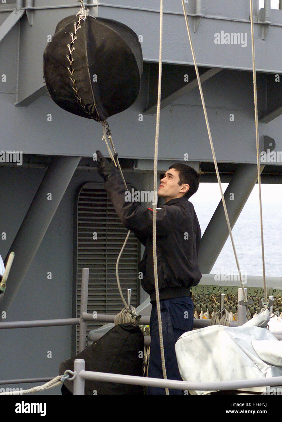 030214-N-3931M-002 At sea aboard USS Blue Ridge (LCC 19) Feb. 12, 2003 ...