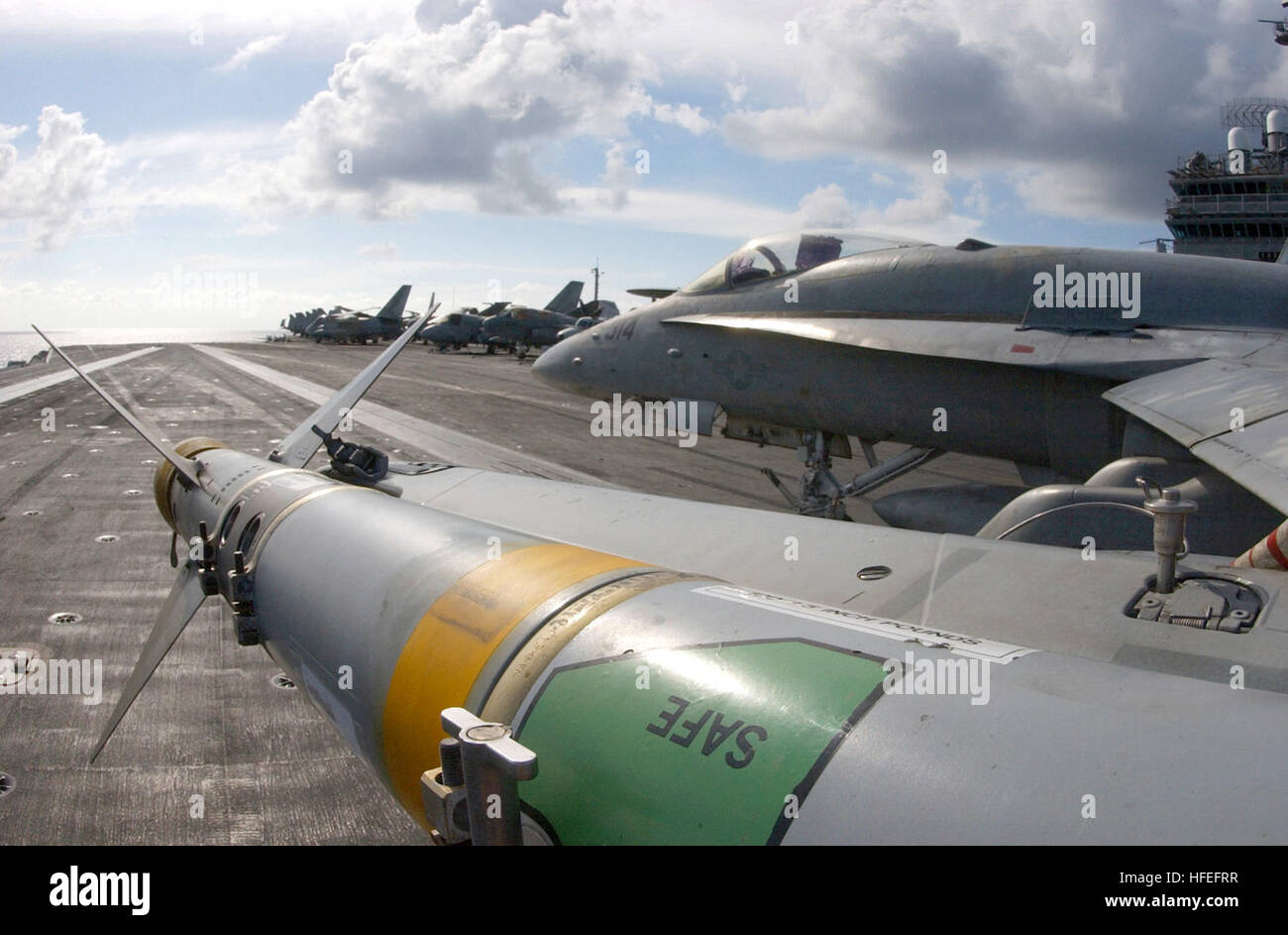 030217-N-1810F-003 At sea aboard USS Kitty Hawk (CV 63) Feb. 17, 2003 ...
