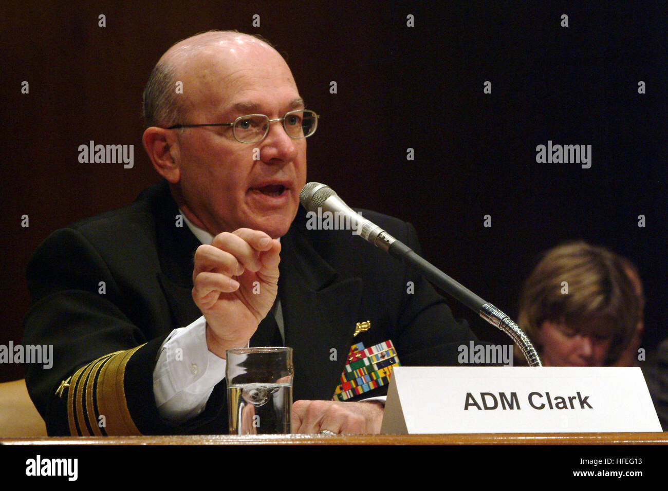 Adm vern clark hi-res stock photography and images - Alamy