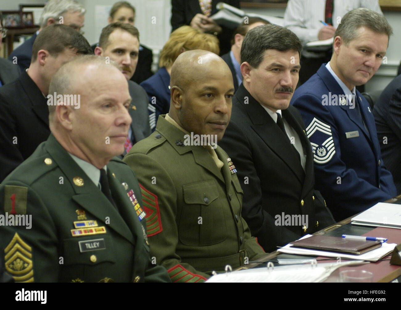 Senior military leaders attend hi-res stock photography and images - Alamy