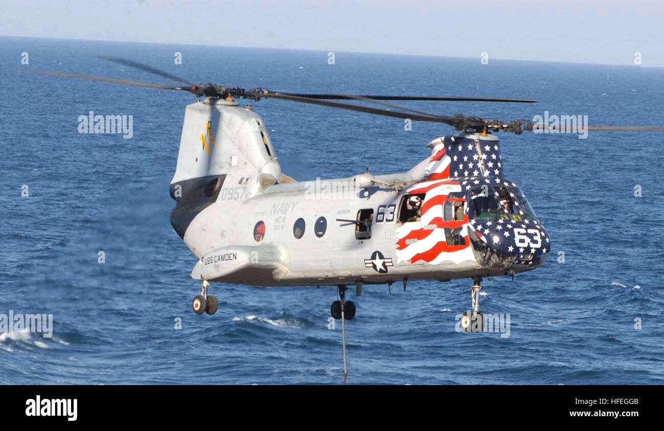 030315-N-8497H-003 At sea aboard USS Camden (AOE 2) Mar. 15, 2003 -- A ...
