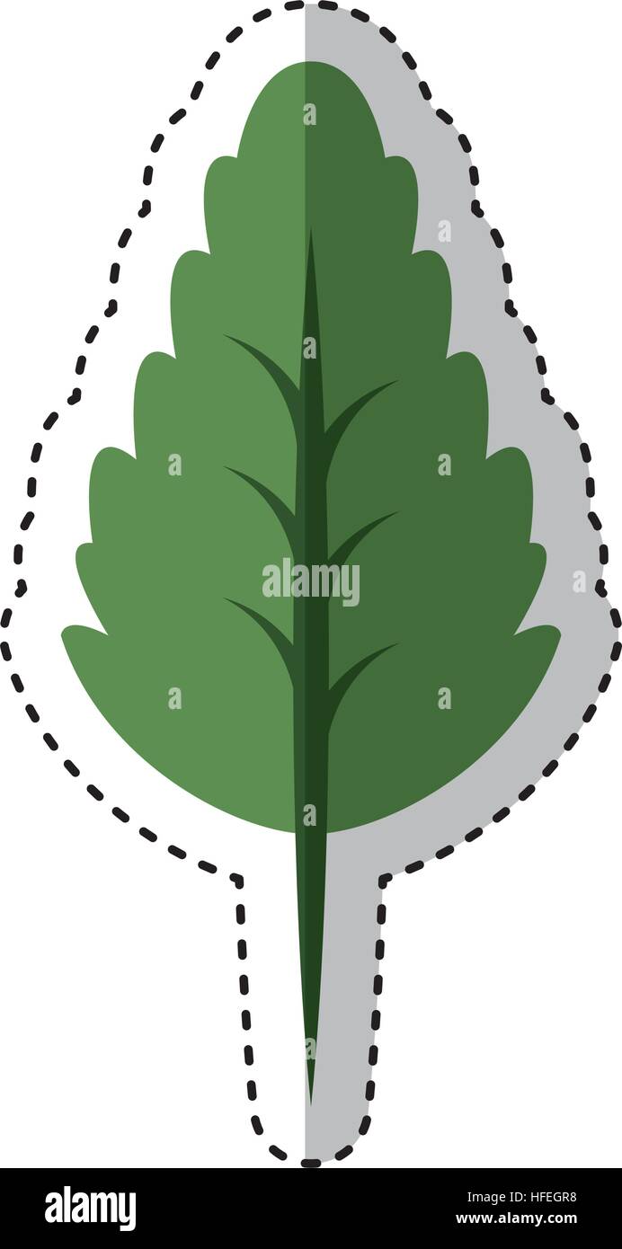 leafs plant vegetarian food vector illustration design Stock Vector ...