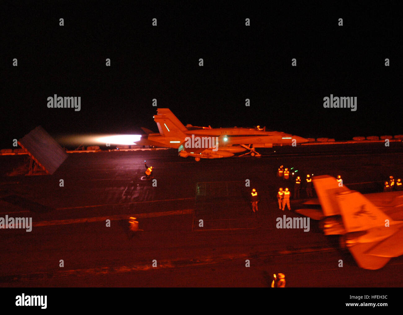 030322-N-2410G-505 The Mediterranean (Mar. 22, 2003) -- An F/A-18 ...