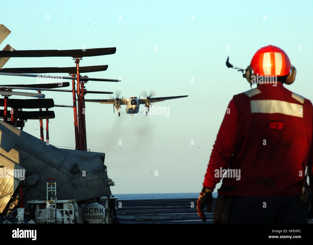 030327-N-7130B-505 The Mediterranean Sea (Mar. 27, 2003) -- A C-2A ...