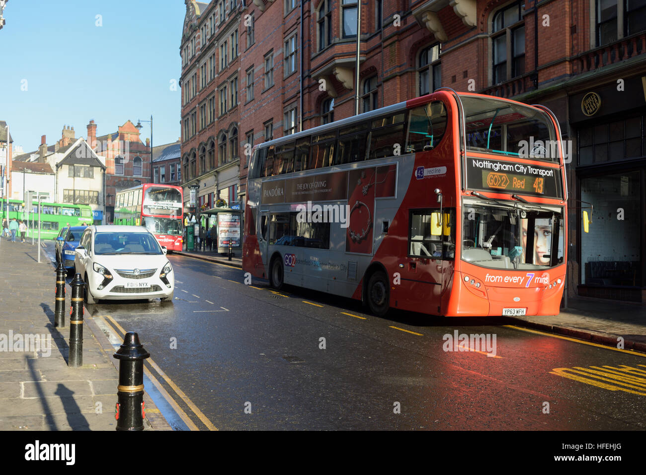 Nottingham city buses hi-res stock photography and images - Alamy
