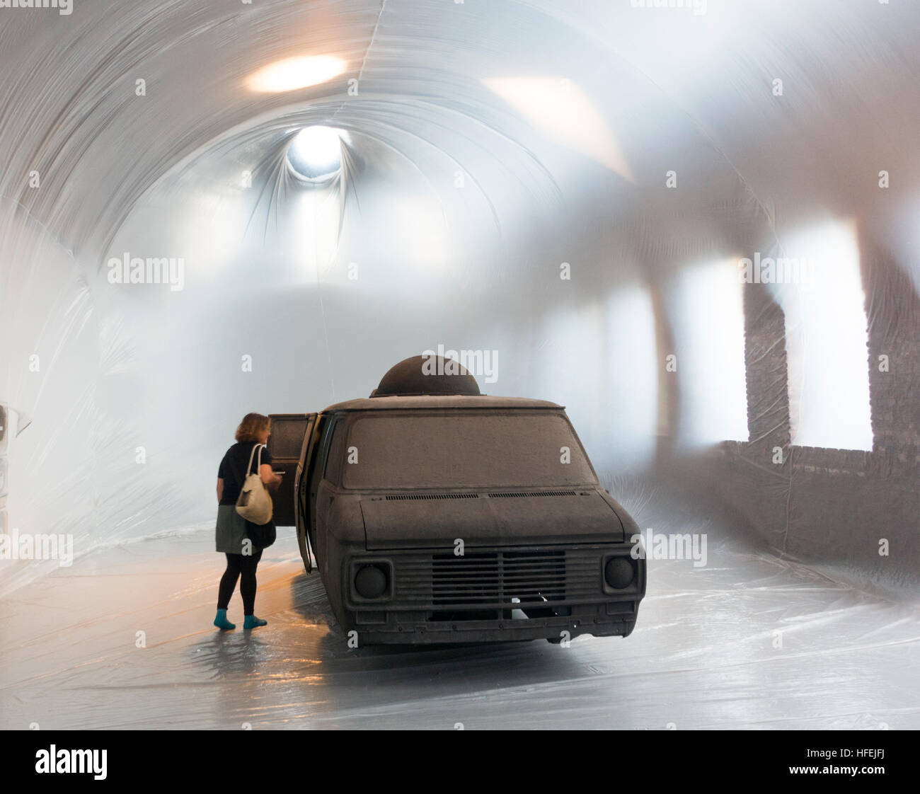 time capsules of ant farm show at Pioneer works Red Hook Brooklyn NYC ...