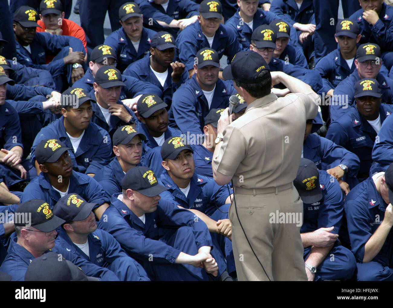 030424-N-0715P-081 Pearl Harbor, Hawaii (Apr. 24, 2003) -- Master Chief ...