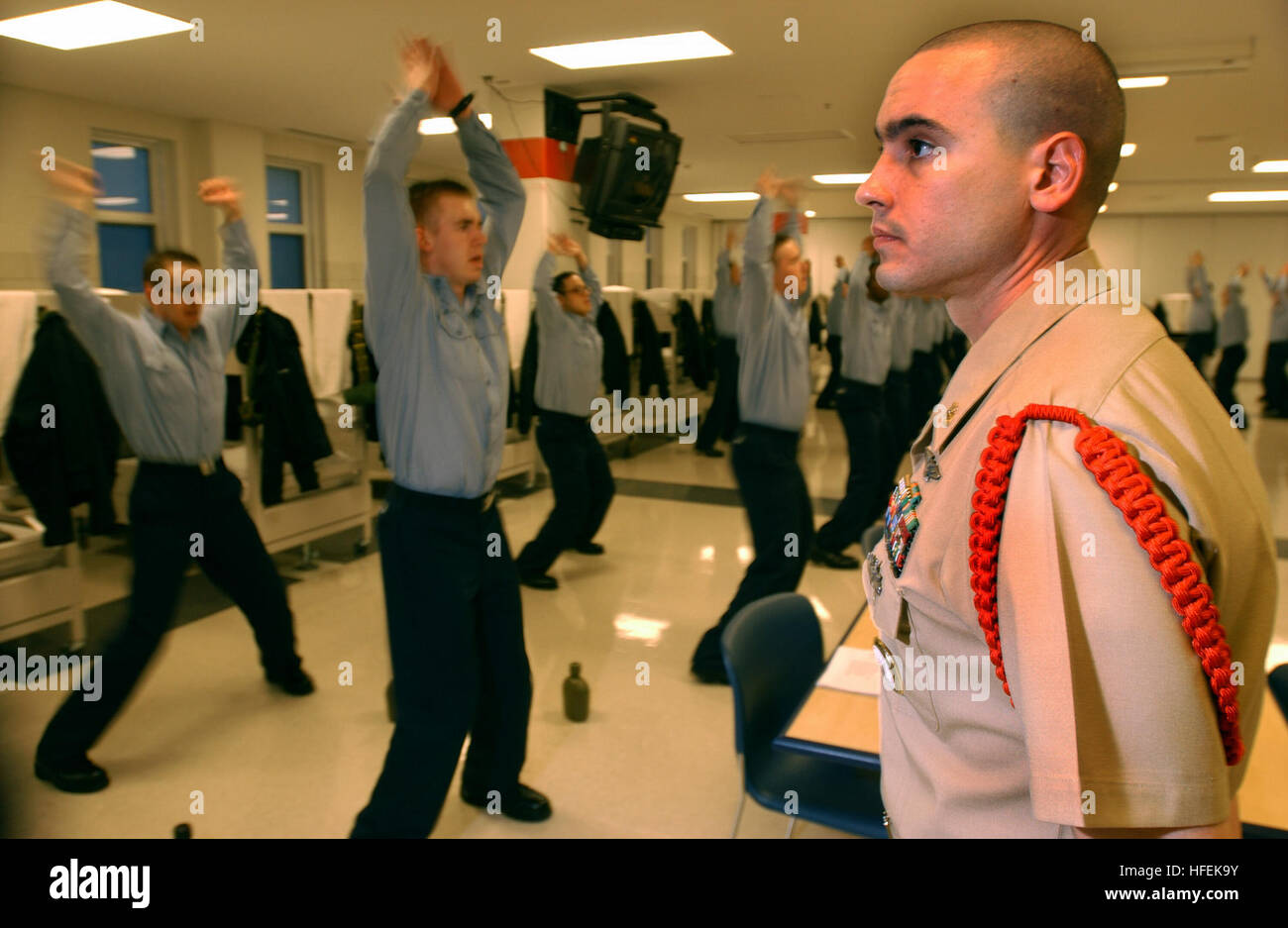 A recruit division commander rdc at recruit training command hi-res ...