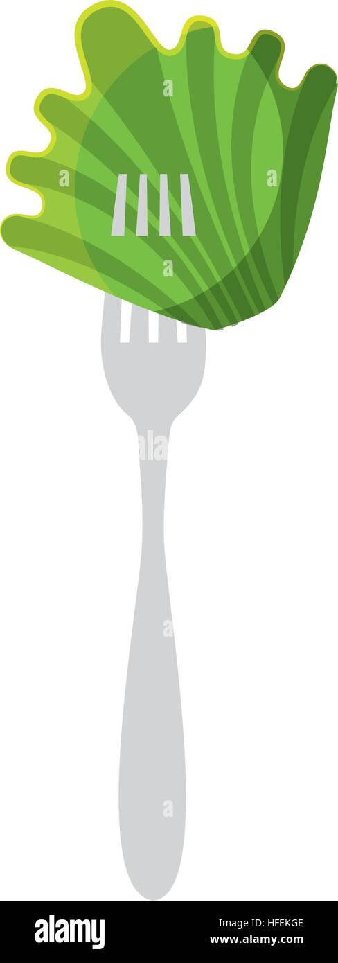 leafs plant vegetarian food vector illustration design Stock Vector ...