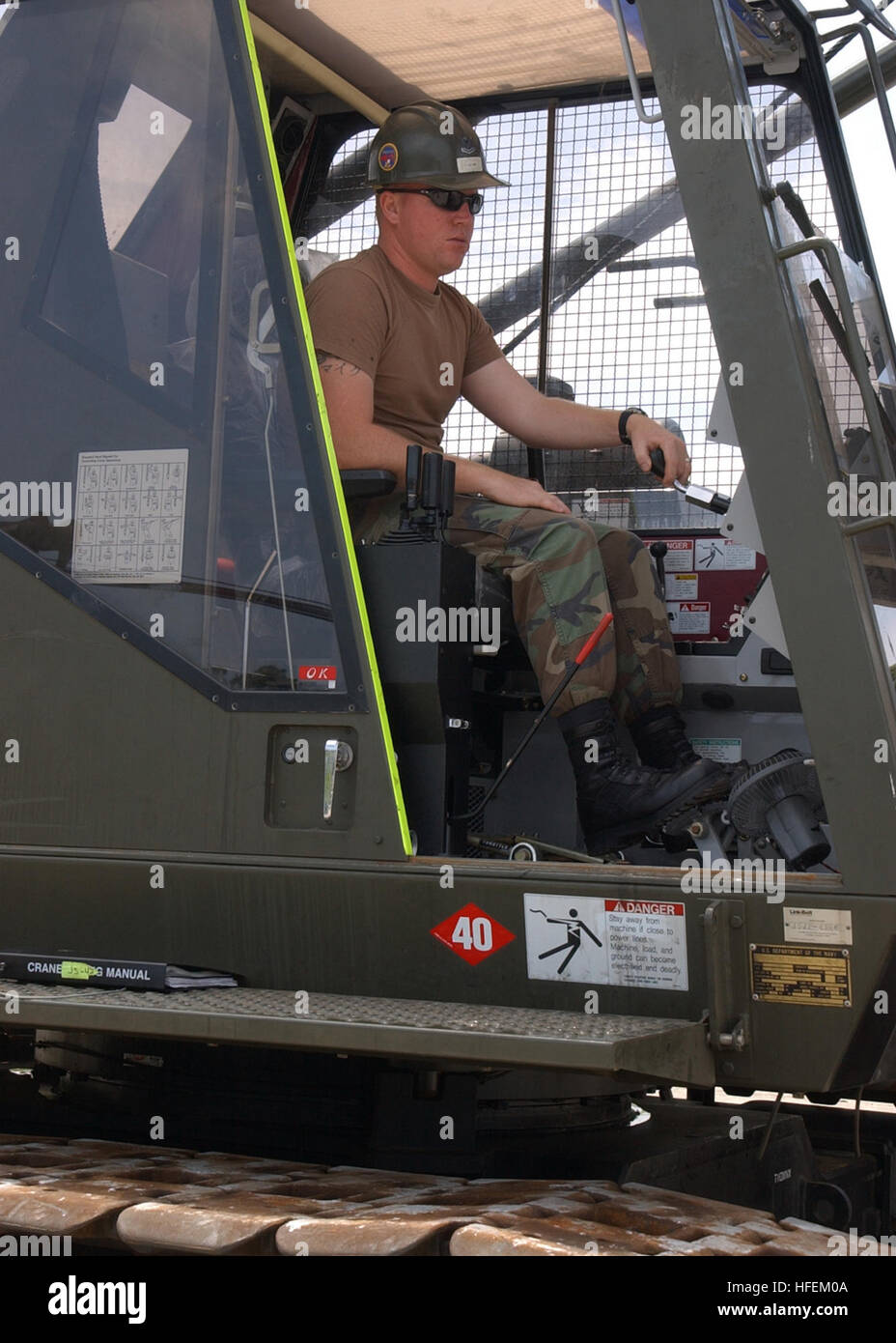 Equipment Operators assigned to Naval Mobile Construction Battalion ...