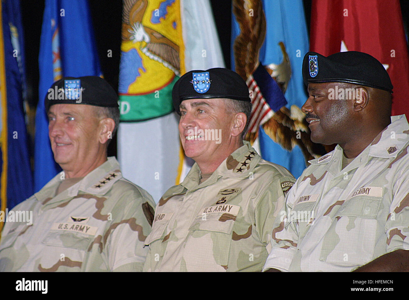 During the U.S. Central Command change of command ceremony, outgoing ...