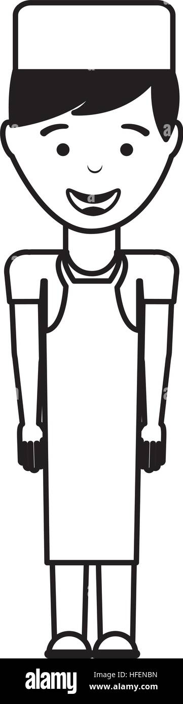 butcher avatar character icon vector illustration design Stock Vector ...