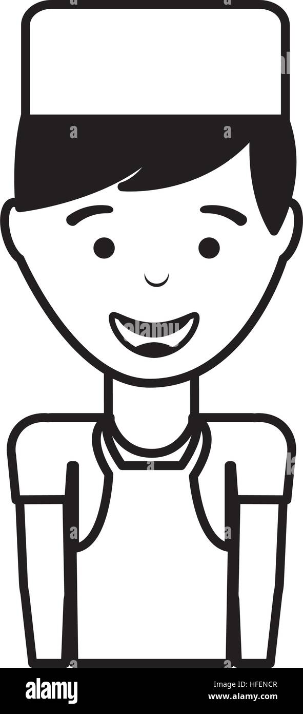 butcher avatar character icon vector illustration design Stock Vector ...