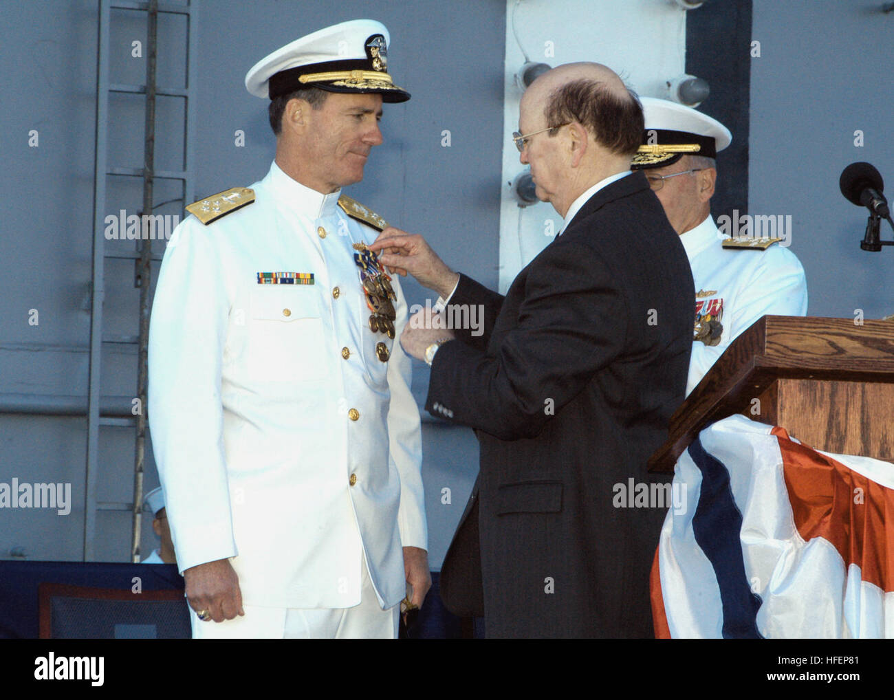 031003-0987M-N-501 Norfolk, Va. (Oct. 3, 2003) -- Adm. Robert J. Natter ...