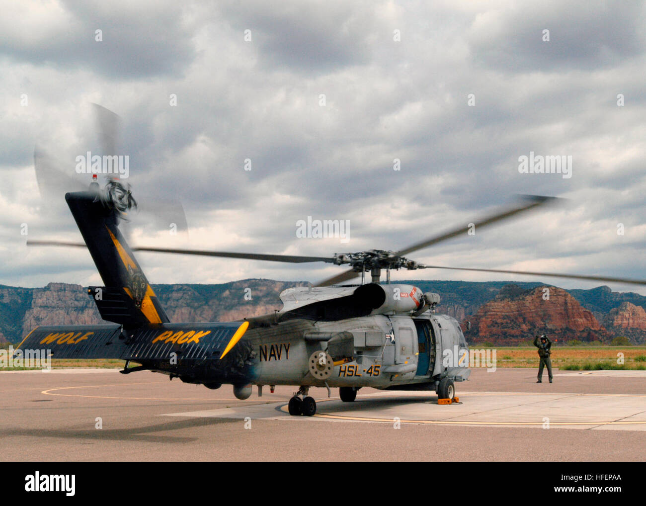 Helicopter anti submarine squadron light hsl 45 hi-res stock ...