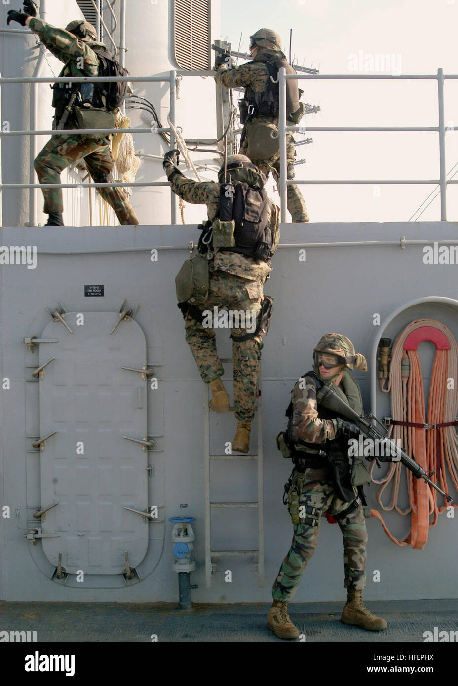 031018-N-1693W-002 Aboard USS Blue Ridge (LCC 19) Oct. 18, 2003 -- U.S ...
