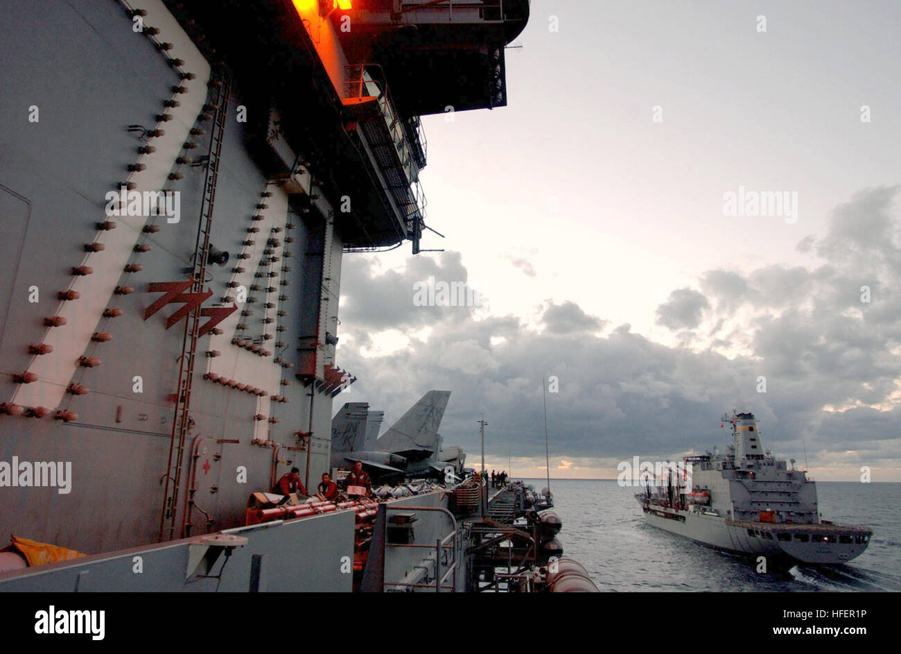 031102-N-9769P-025 Pacific Ocean (Nov. 2, 2003) -- USNS Rappahannock (T ...