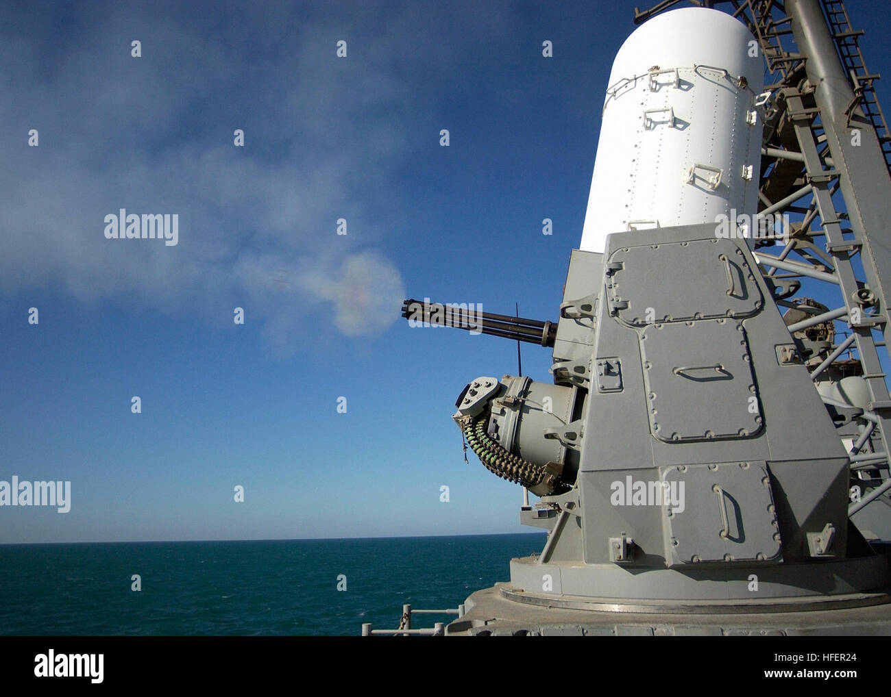 031103-N-6939M-004 Northern Arabian Gulf (Nov. 3, 2003) - The guided ...