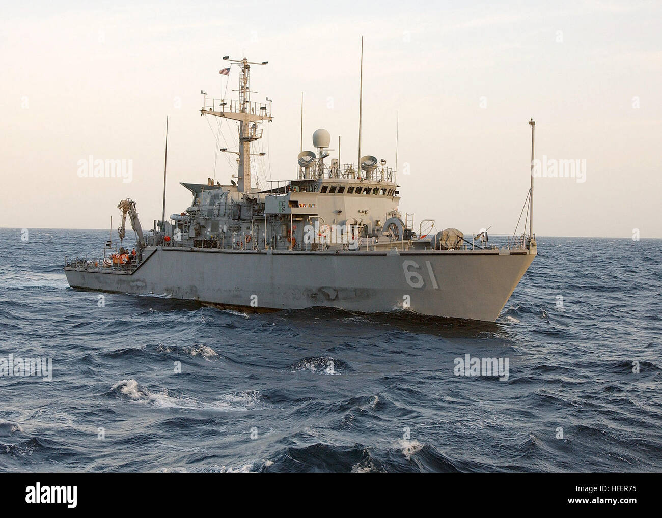 031110-N-4374S-002 Arabian Gulf (Nov. 10, 2003) -- The mine warfare ...