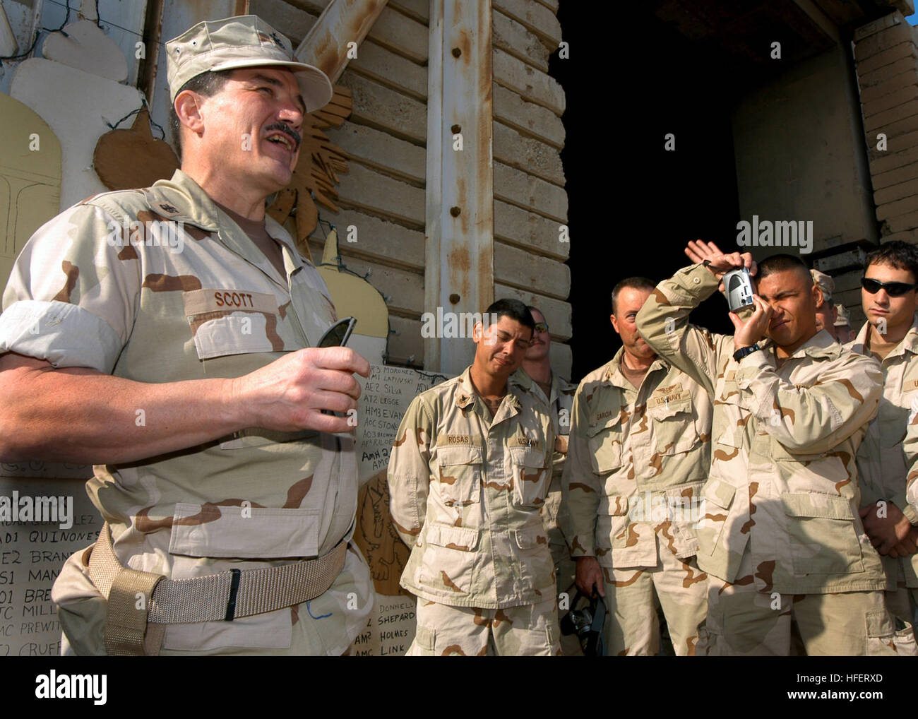 Master chief petty officer of the navy mcpon terry scott hi-res stock ...