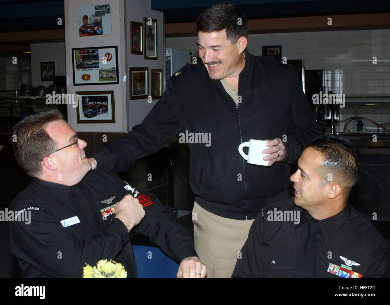 Master chief petty officer of the navy mcpon terry scott hi-res stock ...