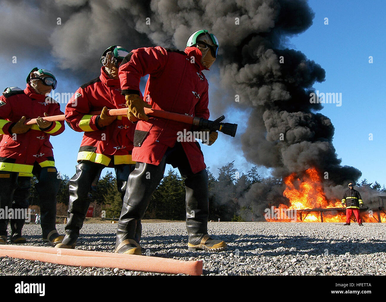 Fire fighting techniques hi-res stock photography and images - Alamy