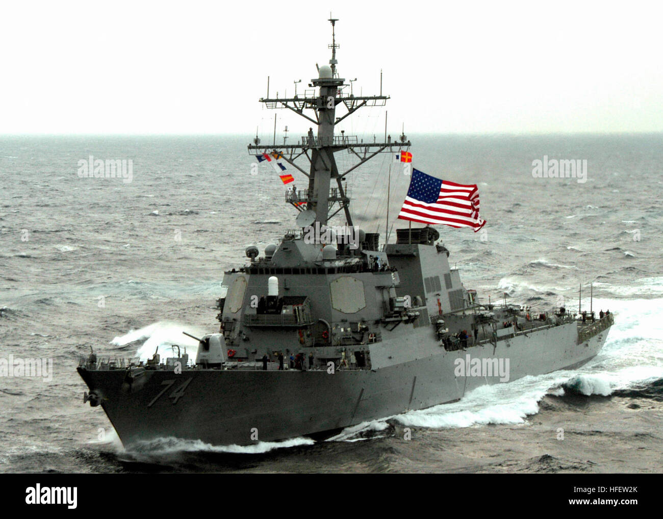 040222-N-8053S-200 Atlantic Ocean (Feb. 22, 2004) – The guided missile ...