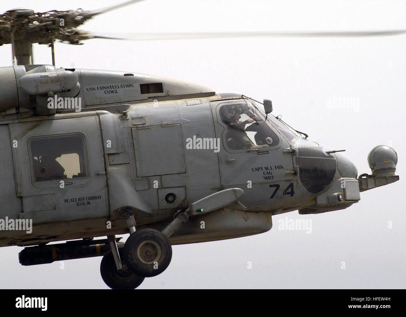 030330-N-0295M-001 The Arabian Gulf (Mar 30, 2003) -- A SH-60B Seahawk ...