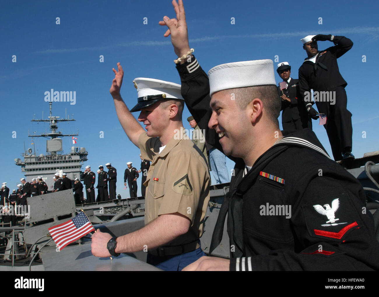Man waving from a boat hi-res stock photography and images - Alamy