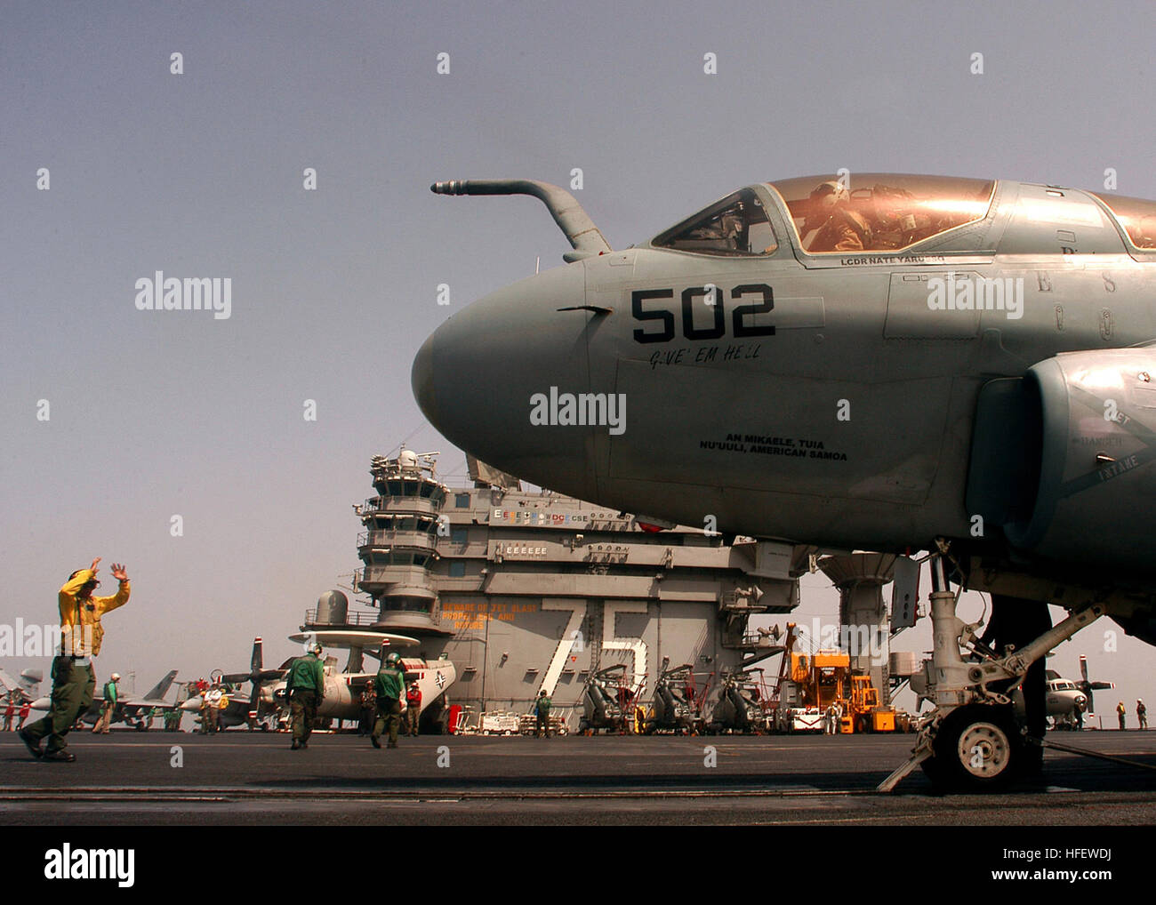 Electronic attack squadron one three zero vaq 130 hi-res stock ...