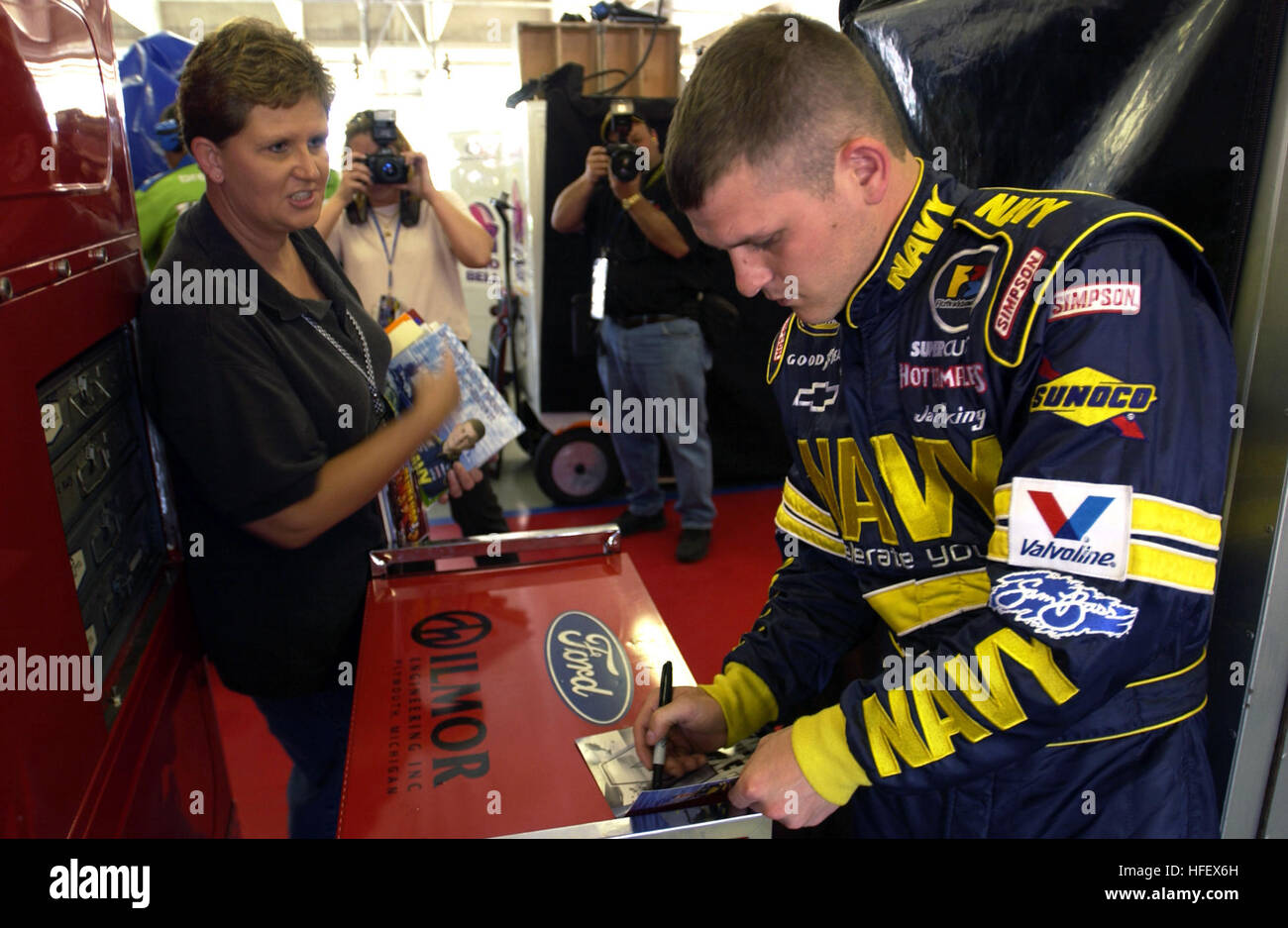 040401-N-5862D-136 Ft. Worth, Texas (April 1, 2004) - Casey Atwood ...