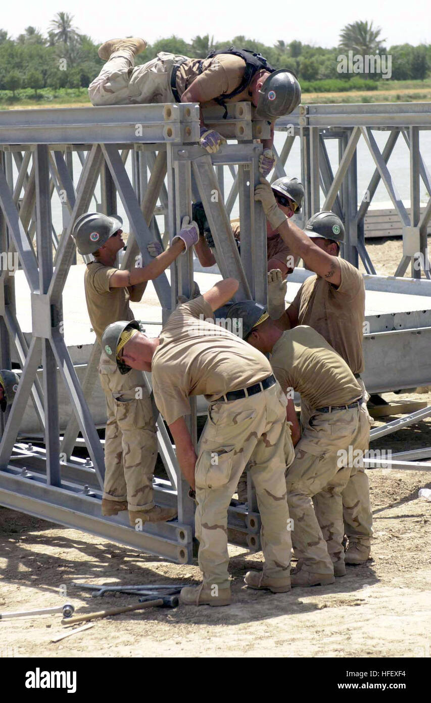030616-N-2517J-001 Zubaydiyah, Iraq (Jun. 16, 2003) Ð U.S. Navy Seabees ...