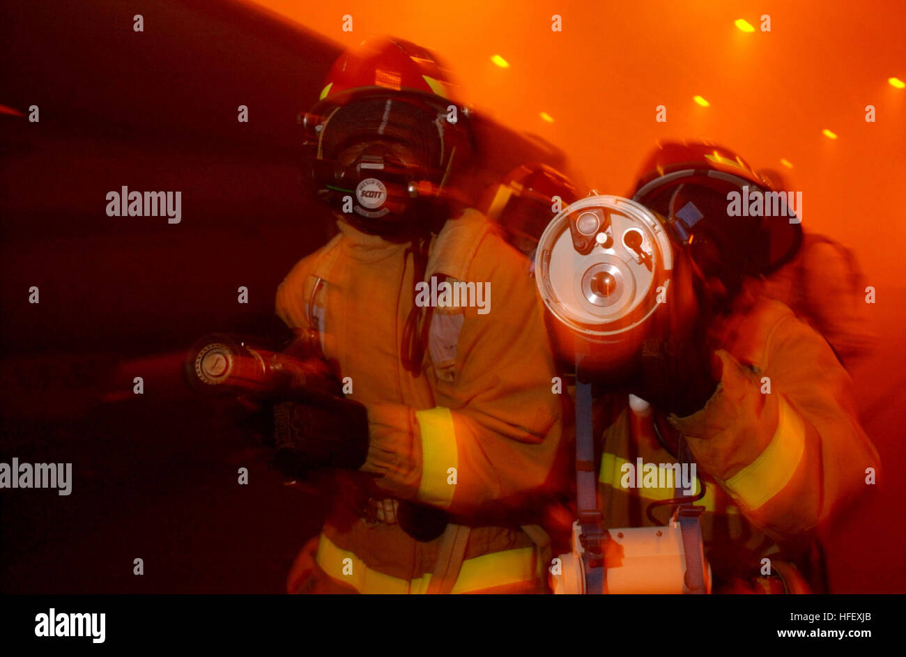 Naval firefighter hi-res stock photography and images - Alamy